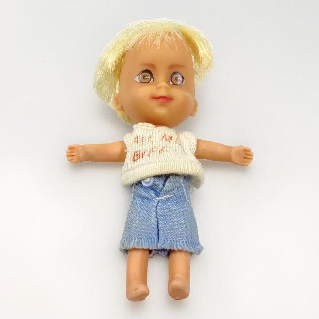 Vintage Mattel Liddle Kiddle Doll Howard Biff Boodle Blonde Hair Boy ...