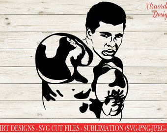 Muhammad Ali Svg | Etsy