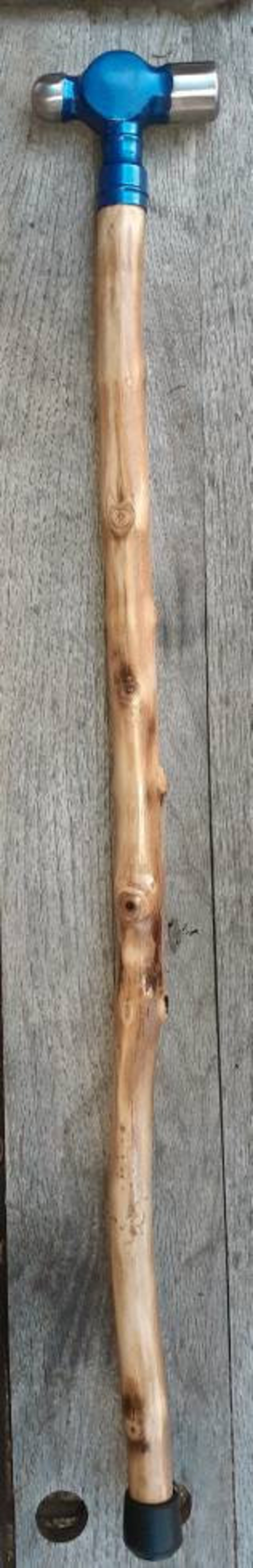 New Unique Ball Peen Hammer Cane Walking Stick Hammer Handle Solid ...