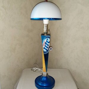 Miller Lite Vortex Beer Tap Handle Lamp. Bar Light Pub Mancave Barware ...