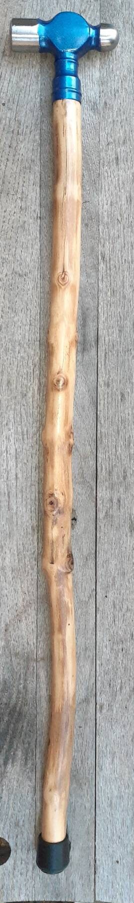 New Unique Ball Peen Hammer Cane Walking Stick Hammer Handle Solid ...