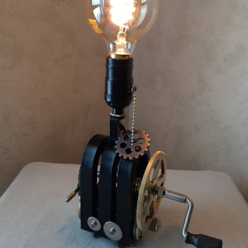 Steam Punk Lamp - Etsy