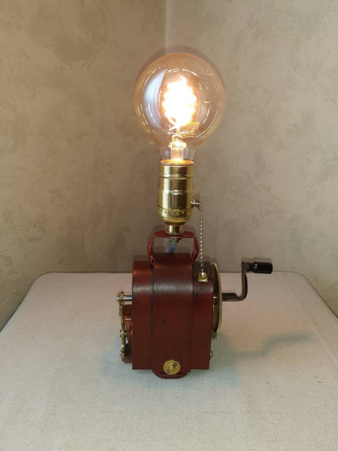 Antique Vintage Phone Magneto Generator Lamp With Crank 3 Bar - Etsy