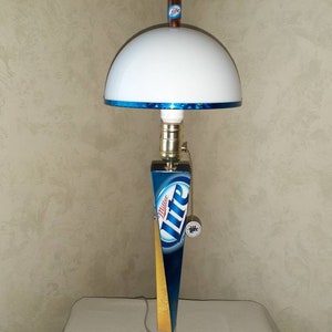 Miller Lite Vortex Beer Tap Handle Lamp. Bar Light Pub Mancave Barware ...