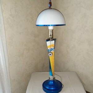Miller Lite Vortex Beer Tap Handle Lamp. Bar Light Pub Mancave Barware ...