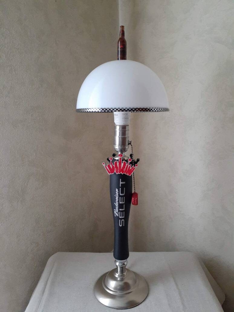 Budweiser Select Beer Tap Handle Lamp. Bar Light Pub Mancave Custom ...