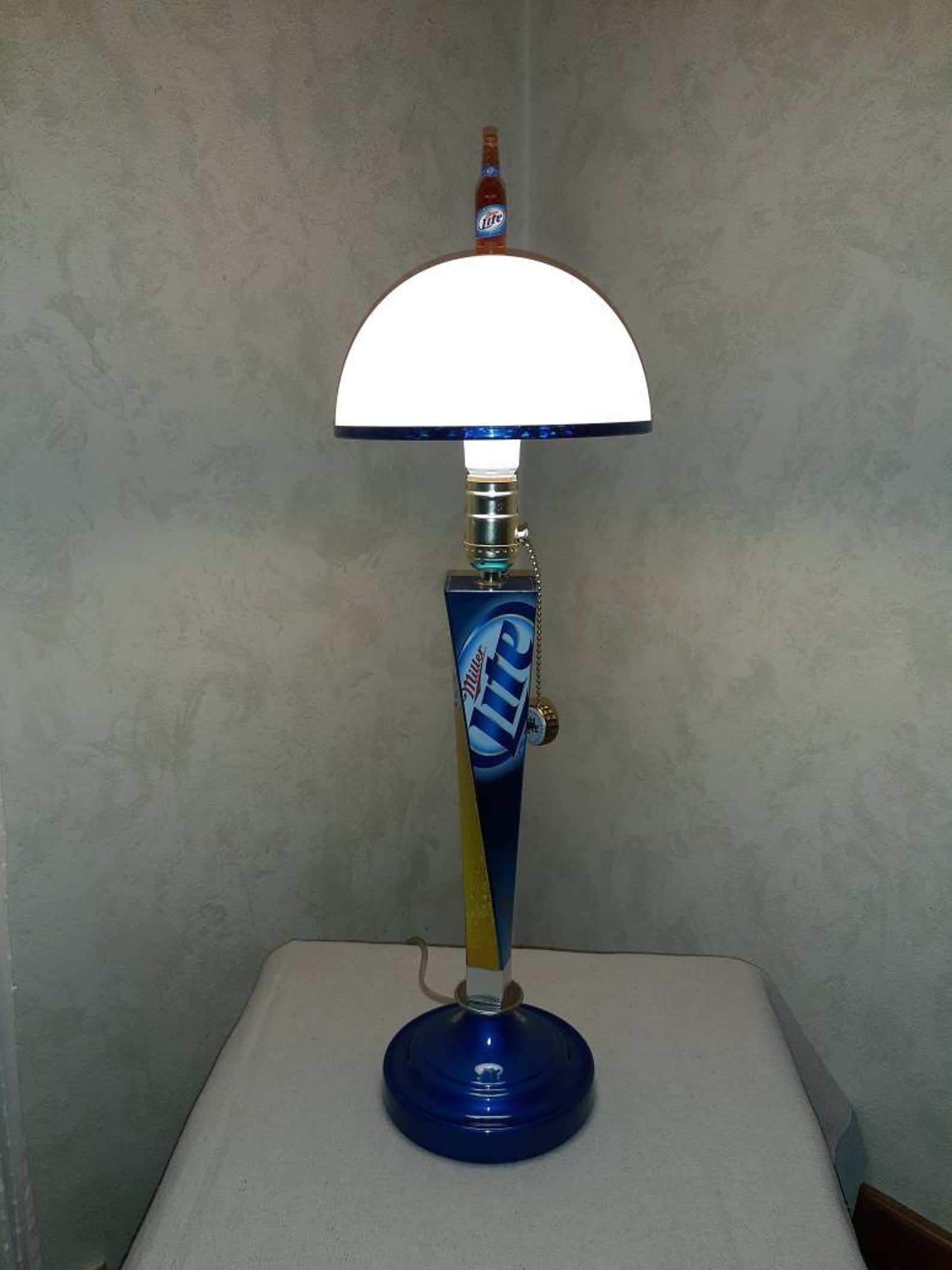Miller Lite Vortex Beer Tap Handle Lamp. Bar Light Pub Mancave - Etsy