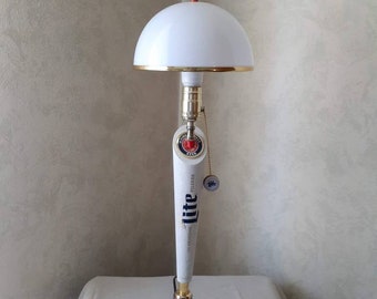 Miller Lite Vortex Beer Tap Handle Lamp. Bar Light Pub Mancave | Etsy