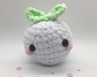 Mini Sprout Plush, Crochet Sprout, Cute Crochet Desk Friend, Cute ...