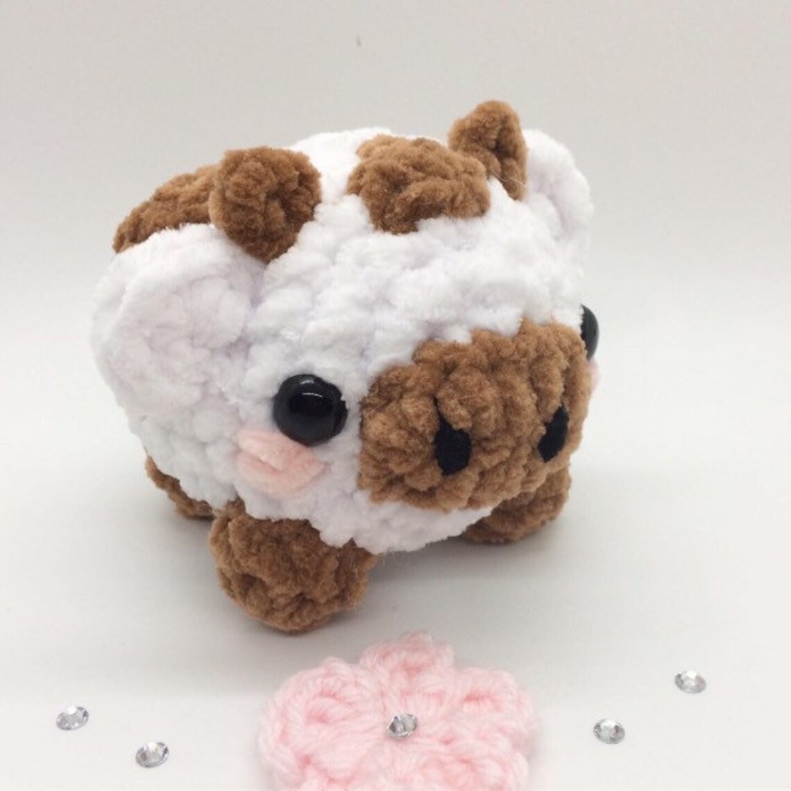 Chocolate Cow Crochet Cow - Etsy