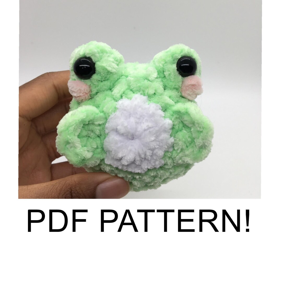 Chunky Frog CROCHET PATTERN Beginner Friendly - Etsy