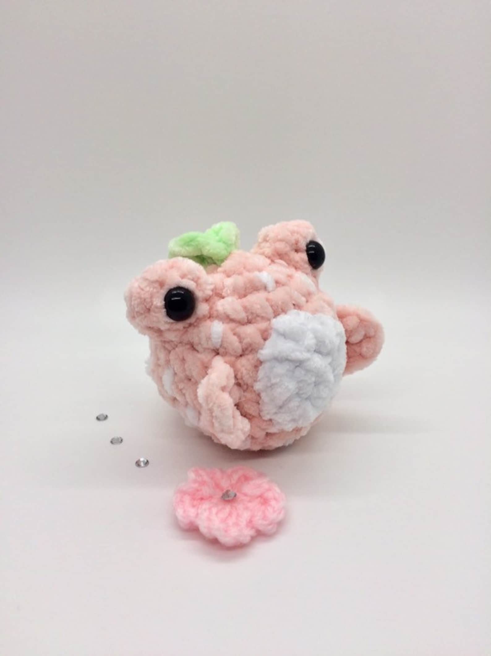 Strawberry Frog Crochet Frog - Etsy