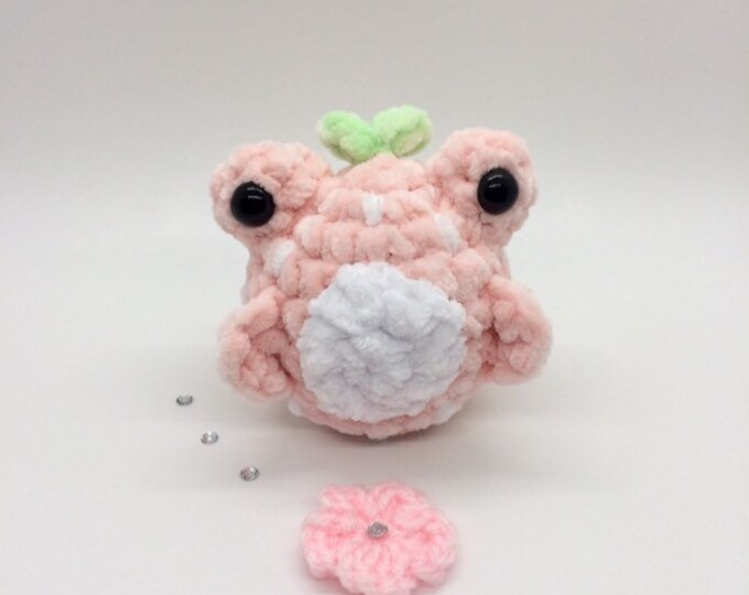 Strawberry Frog Crochet Frog - Etsy