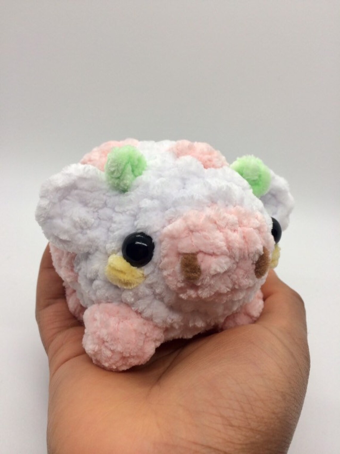 Strawberry Cow Plush Crochet Cow - Etsy