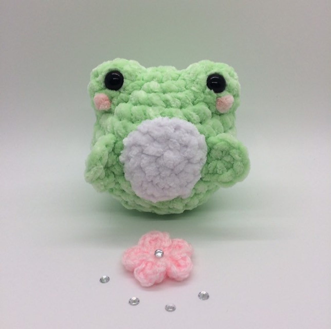 Frog Plush Cute Mini Frog Plush Crochet Pillow Cute Frog - Etsy