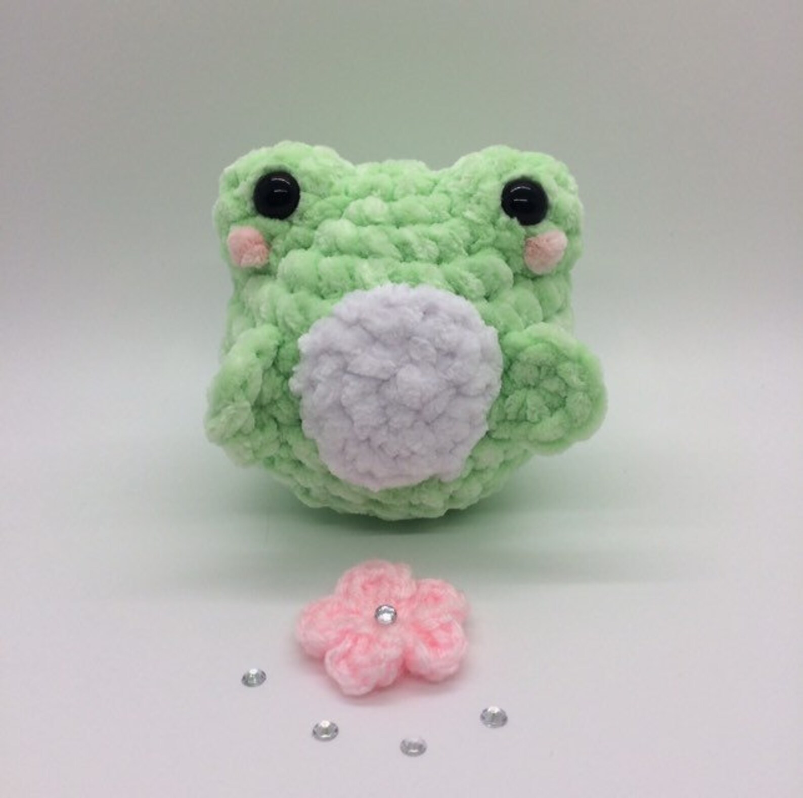 Frog Plush Cute Mini Frog Plush Crochet Pillow Cute Frog - Etsy