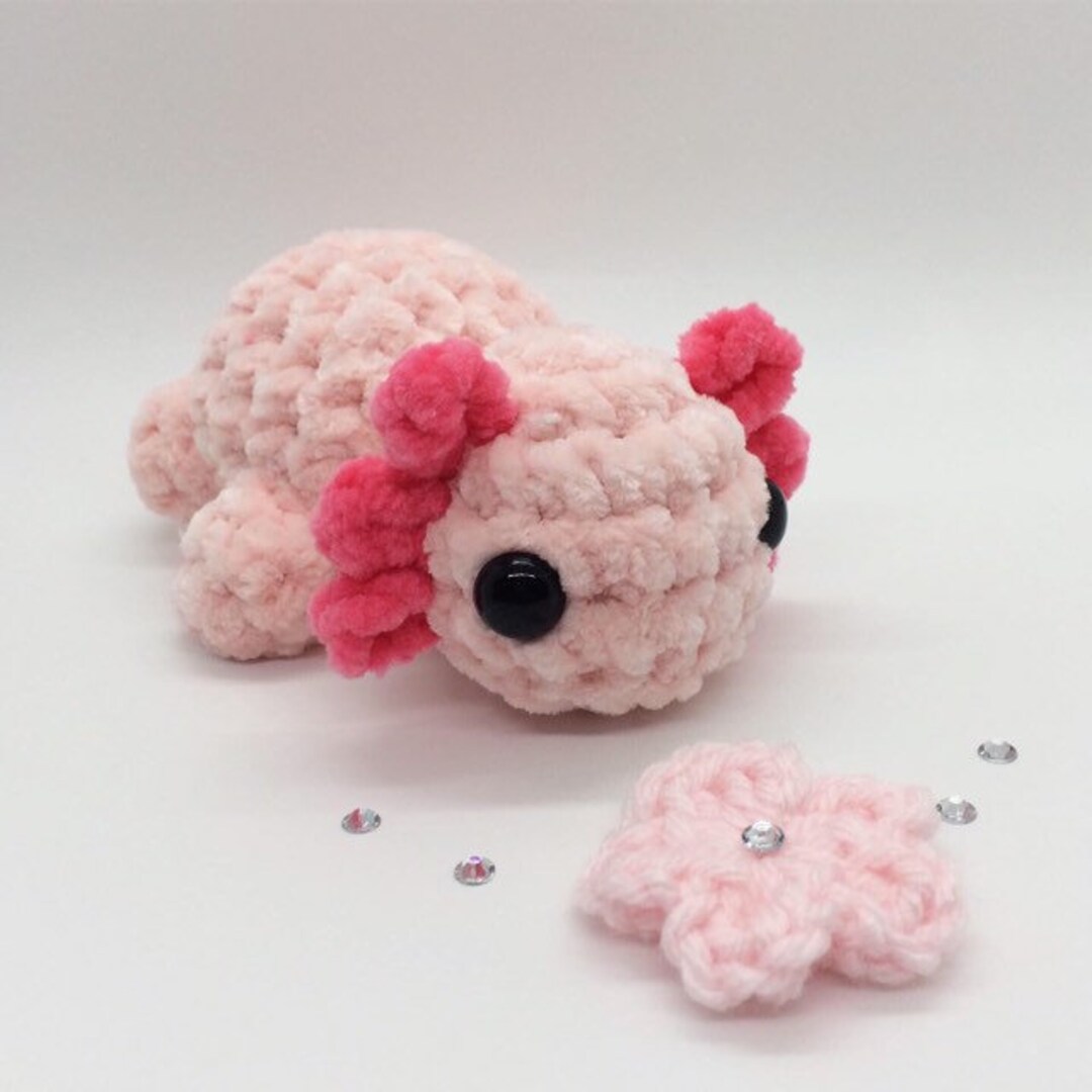 Crochet Axolotl, Cute Axolotl, Mini Crochet Axolotl, Axolotl Gift, Cute ...