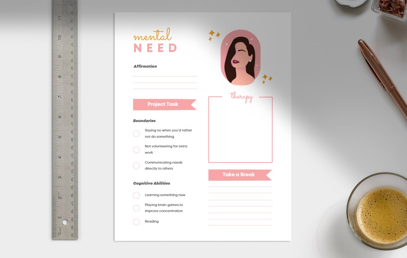 Self-care Mastery Journal: Printable Prompts for Self Care Journal Planner - Etsy