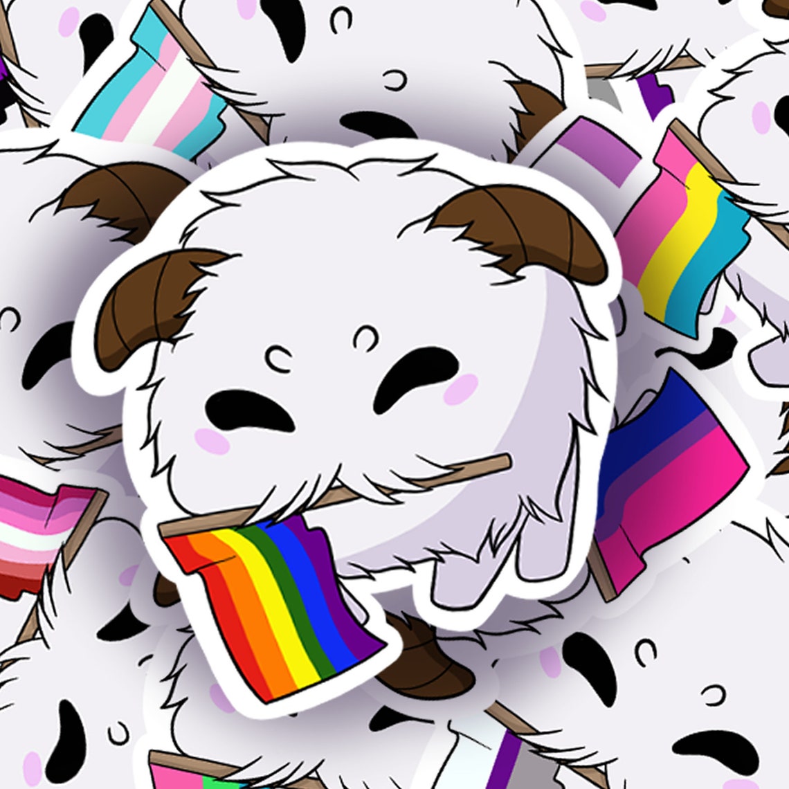 Pride Poro Stickers | Etsy