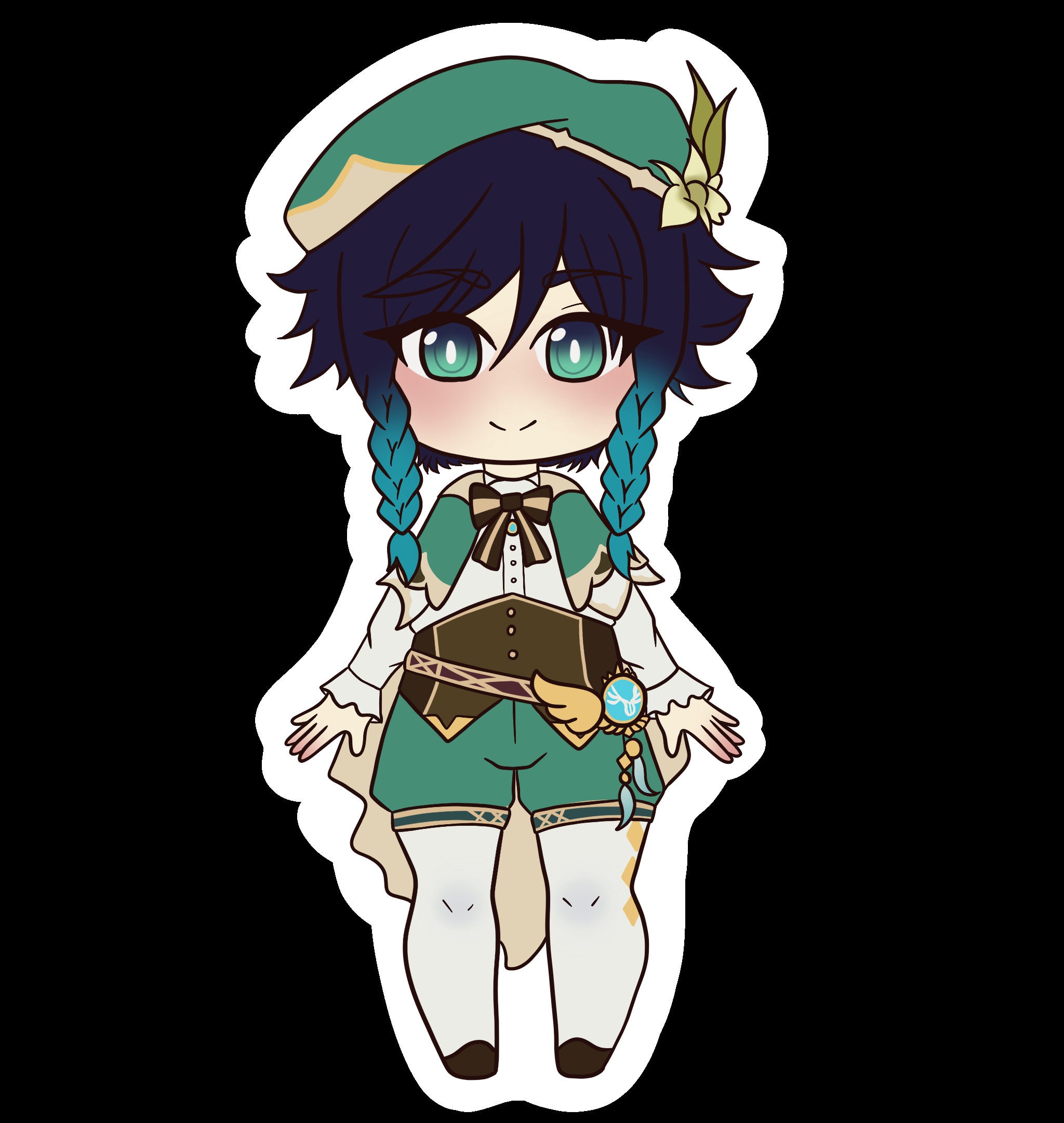 Genshin Impact Venti Sticker - Etsy UK