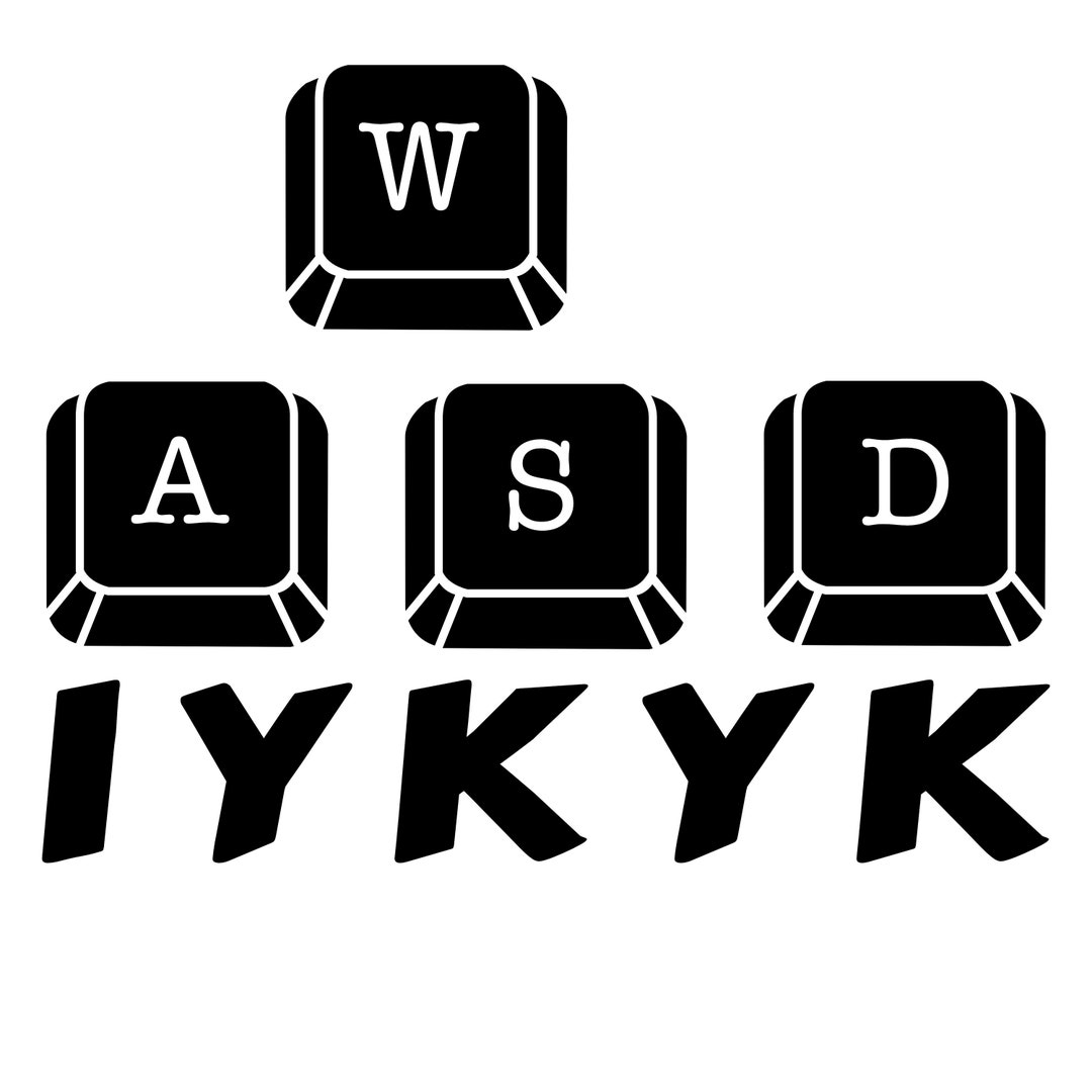 W.A.S.D. - IYKYK Gamer SVG and Transparent PNG Digital Download - Etsy
