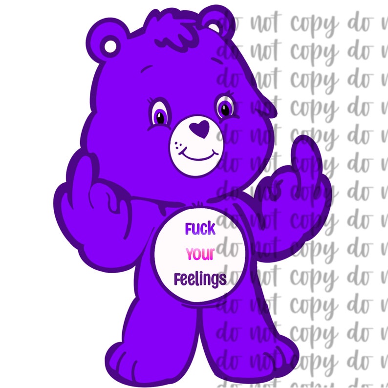 Cuss Bear Png, Funny Care Bears, Sassy Bears Png,sarcastic Png Files ...