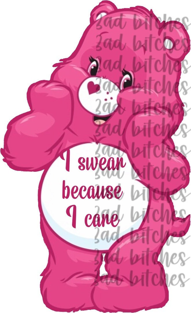 Cuss Bears Png, Funny Care Bears, Sassy Bears Png , Sarcastic Png Files ...