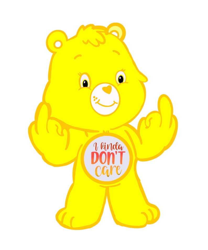 Cuss Bears Png, Funny Care Bears, Sassy Bears Png , Sarcastic Png Files ...
