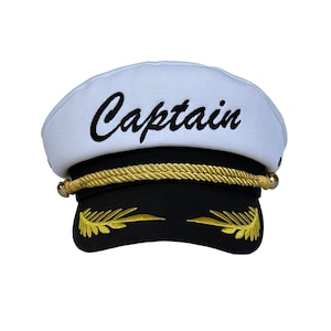 Captain Hat by Captain Supply! Adjustable Snap Back! - Etsy