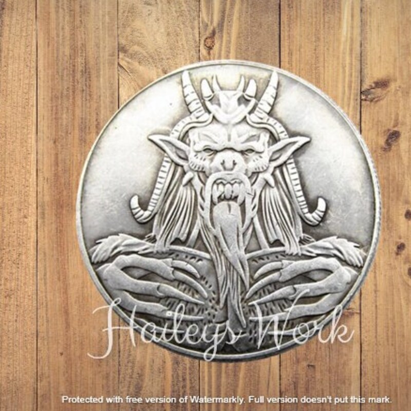 Morgan Skeleton Coin - Etsy