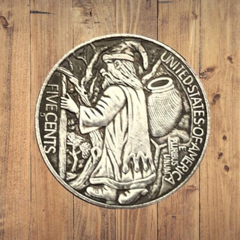 Hand Carved Wizard - Etsy