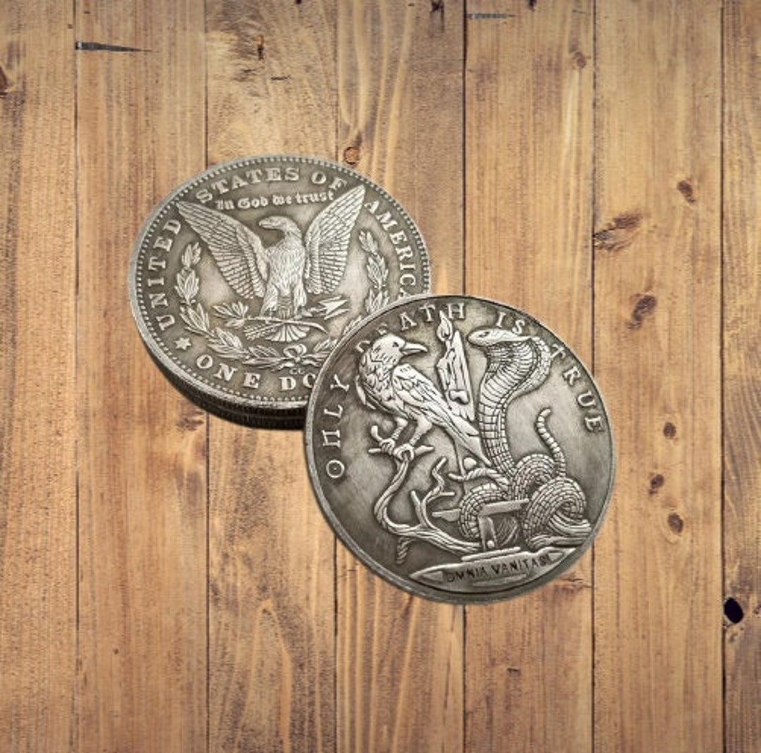 Hobo Coin Snakes and Birds of Prey Wrapped Around the Candle - Etsy