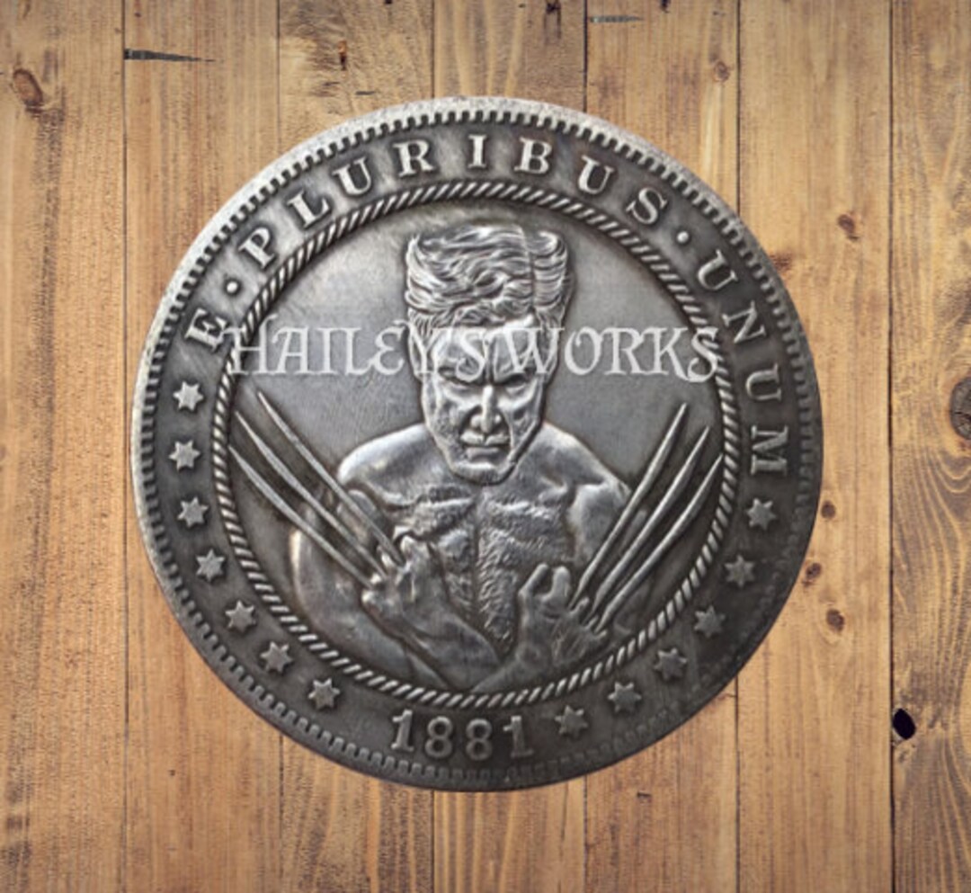 Hobo Nickel Wolverine Marvel DC Comic Movie Avengers Morgan - Etsy