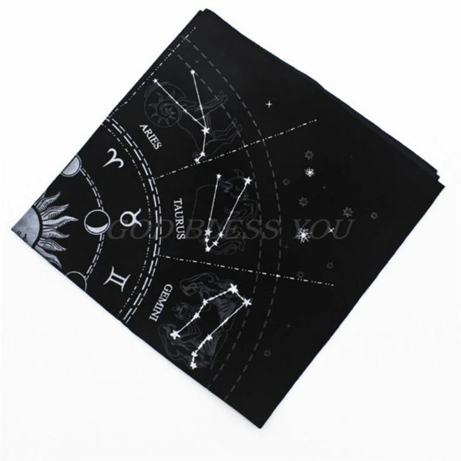 12 Constellations Tarot Card Tablecloth 50cm X 50cm Velvet - Etsy