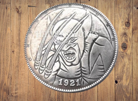 Hobo Nickel Wolverine Marvel DC Comic Movie Avengers Morgan - Etsy