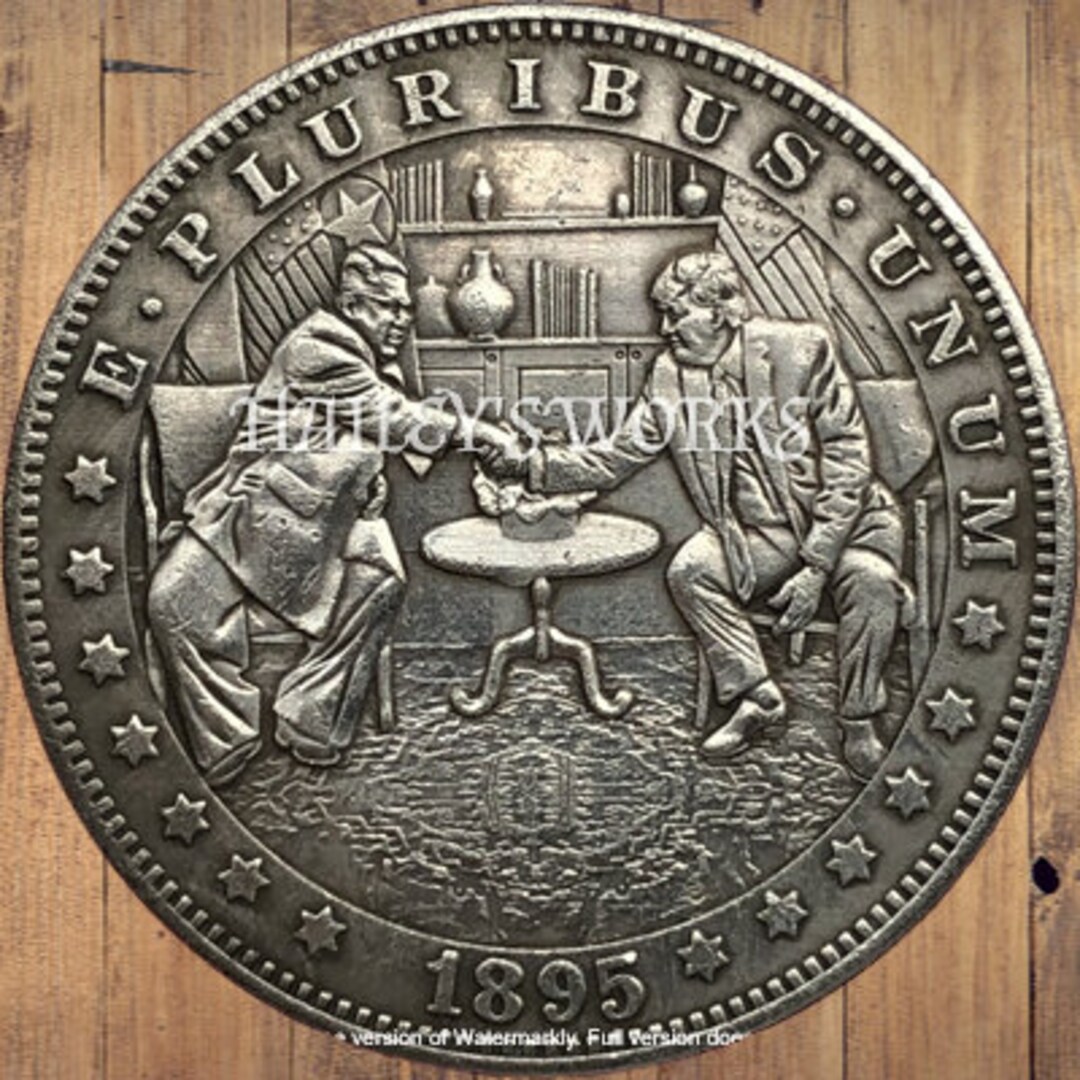 Hobo Nickel Donald Trump President White House Leader Morgan Dollar ...