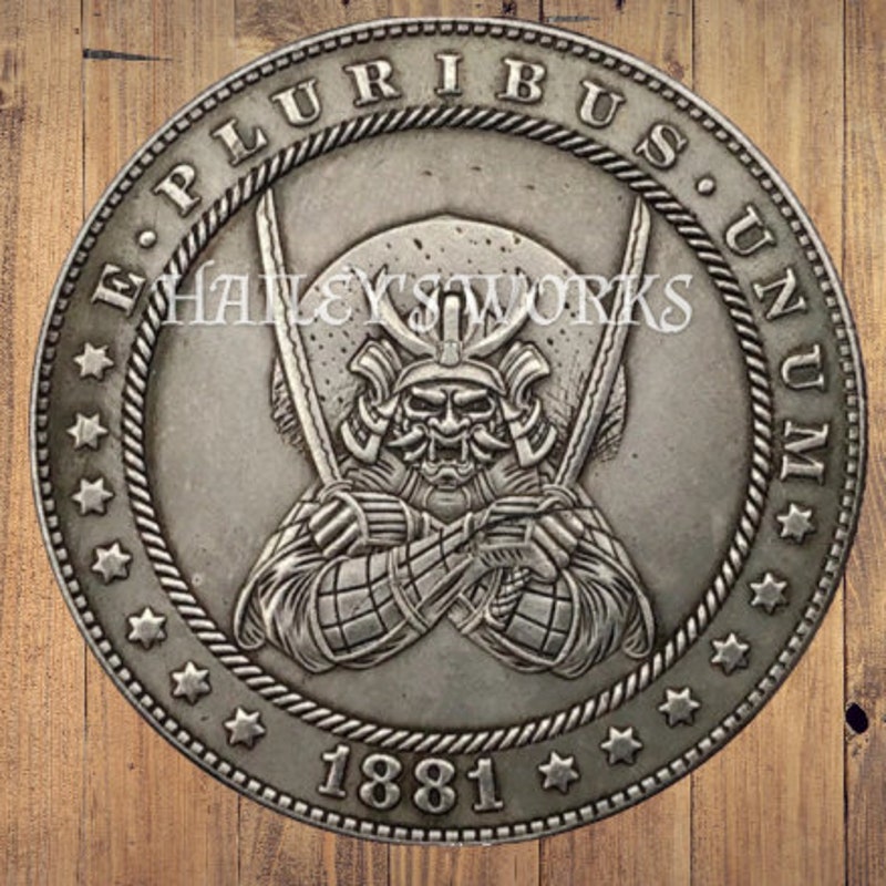 Morgan Skeleton Coin - Etsy