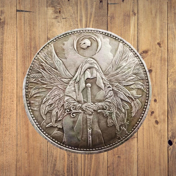 Angel Coin - Etsy