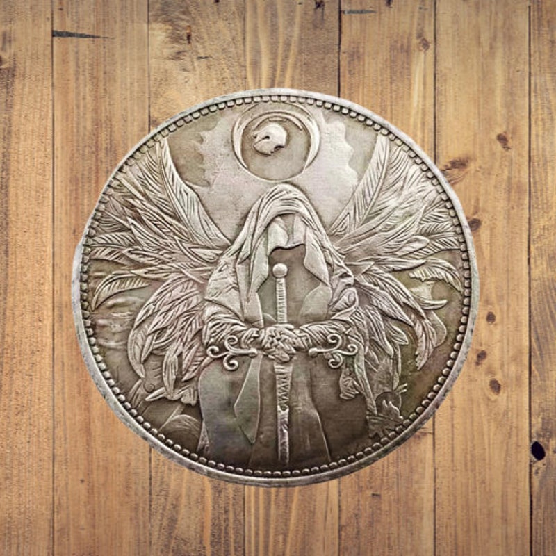 Angel Coin - Etsy