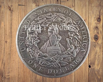 Silver Satan Coin - Etsy