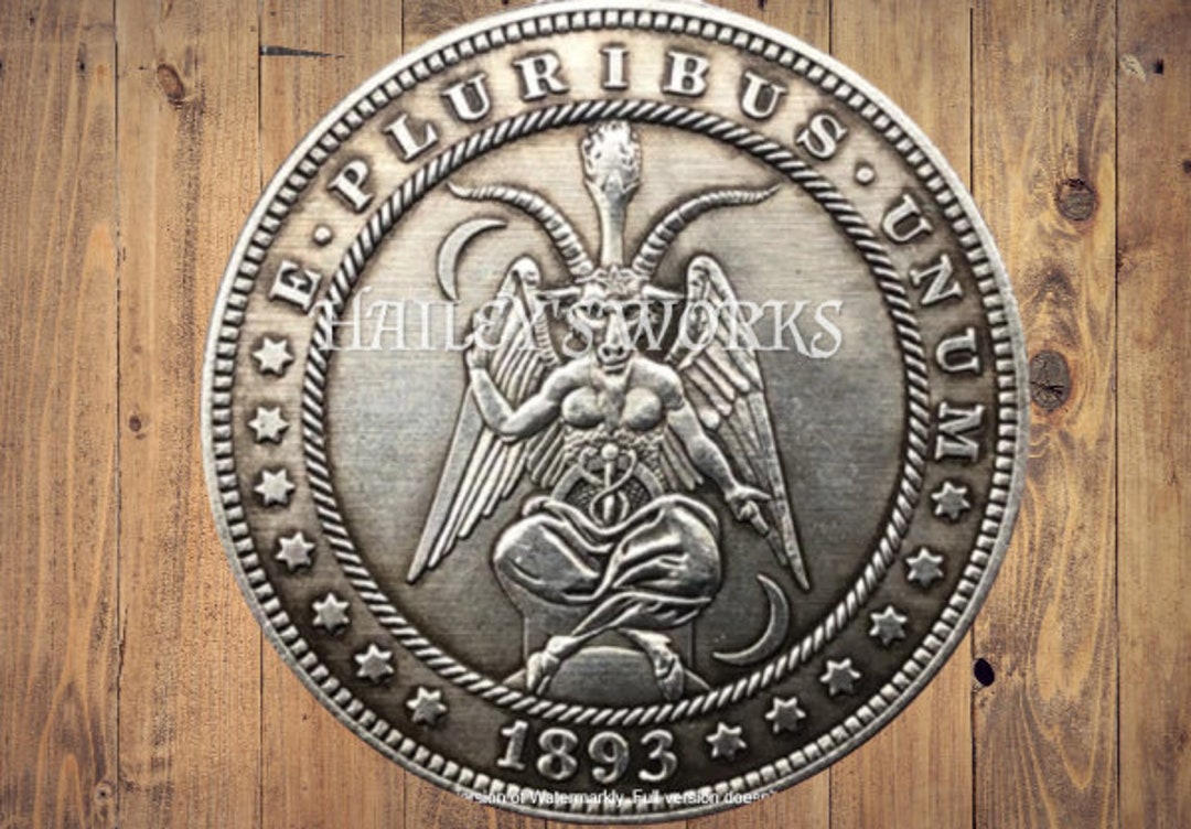 Hobo Nickel Devil Satan Lucifer God Religion Satanic Angel Morgan ...