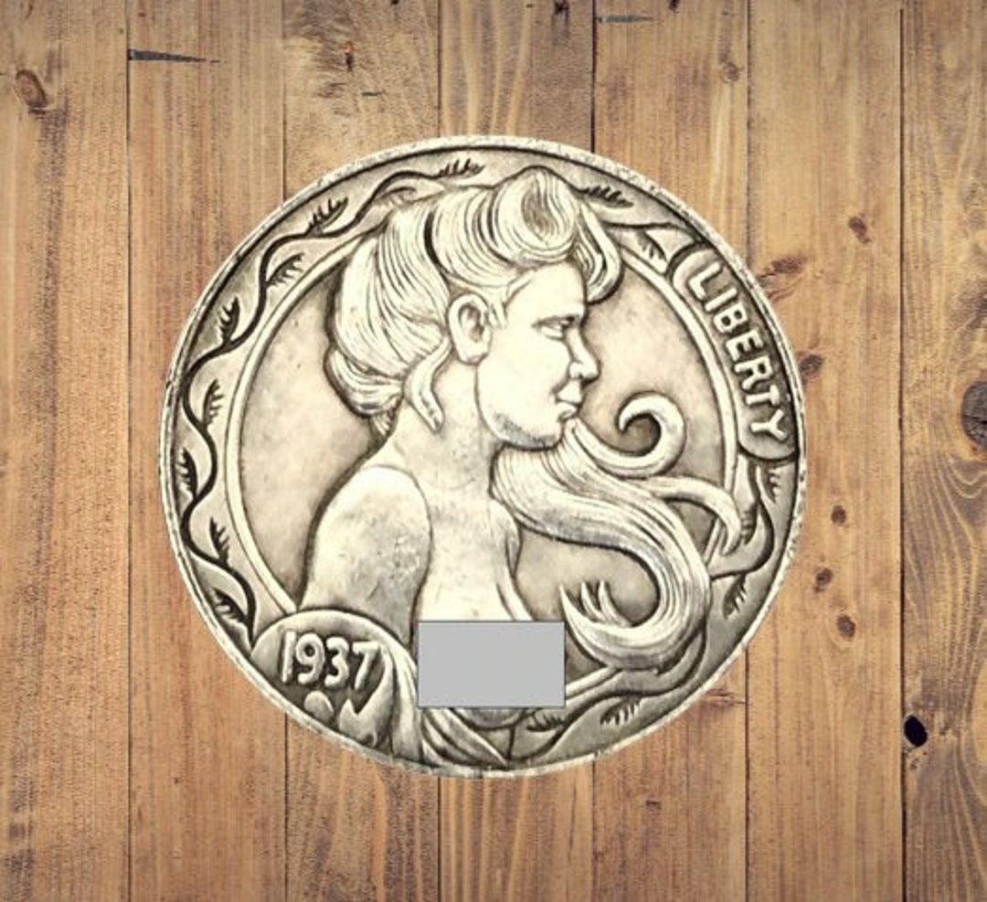 Hobo Nickel Sexy Woman Medieval Kinky BDSM Naked Cosplay Fantasy Silver ...