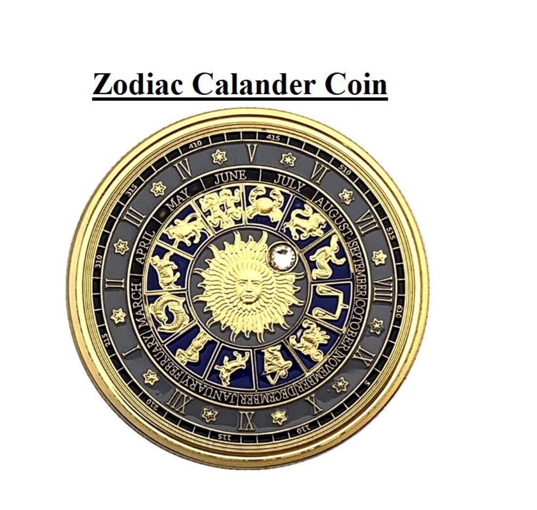 Constellation Coin Horoscope Zodiac Silver Gemini, Aries, Cancer, Leo ...