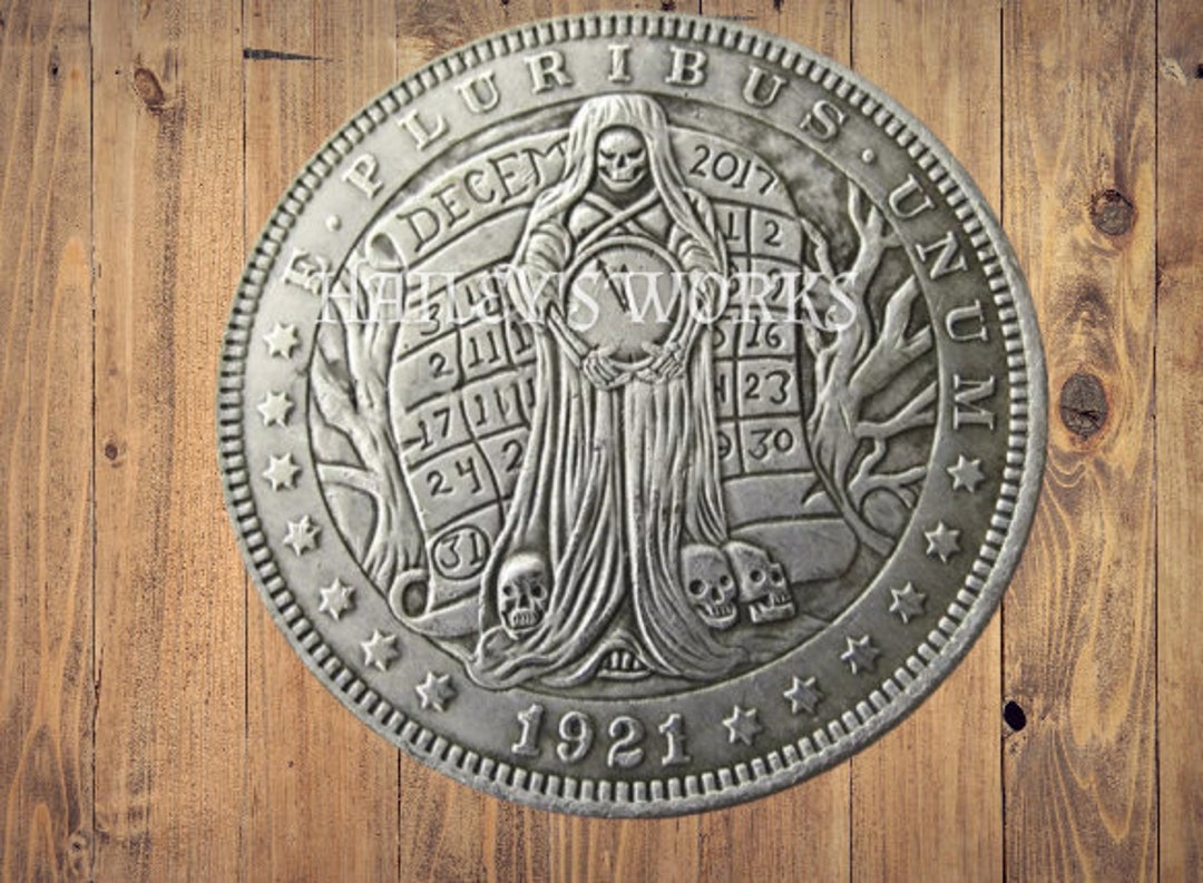 Hobo Nickel Devil Satan Lucifer God Satan Angel of Death Morgan Dollar ...