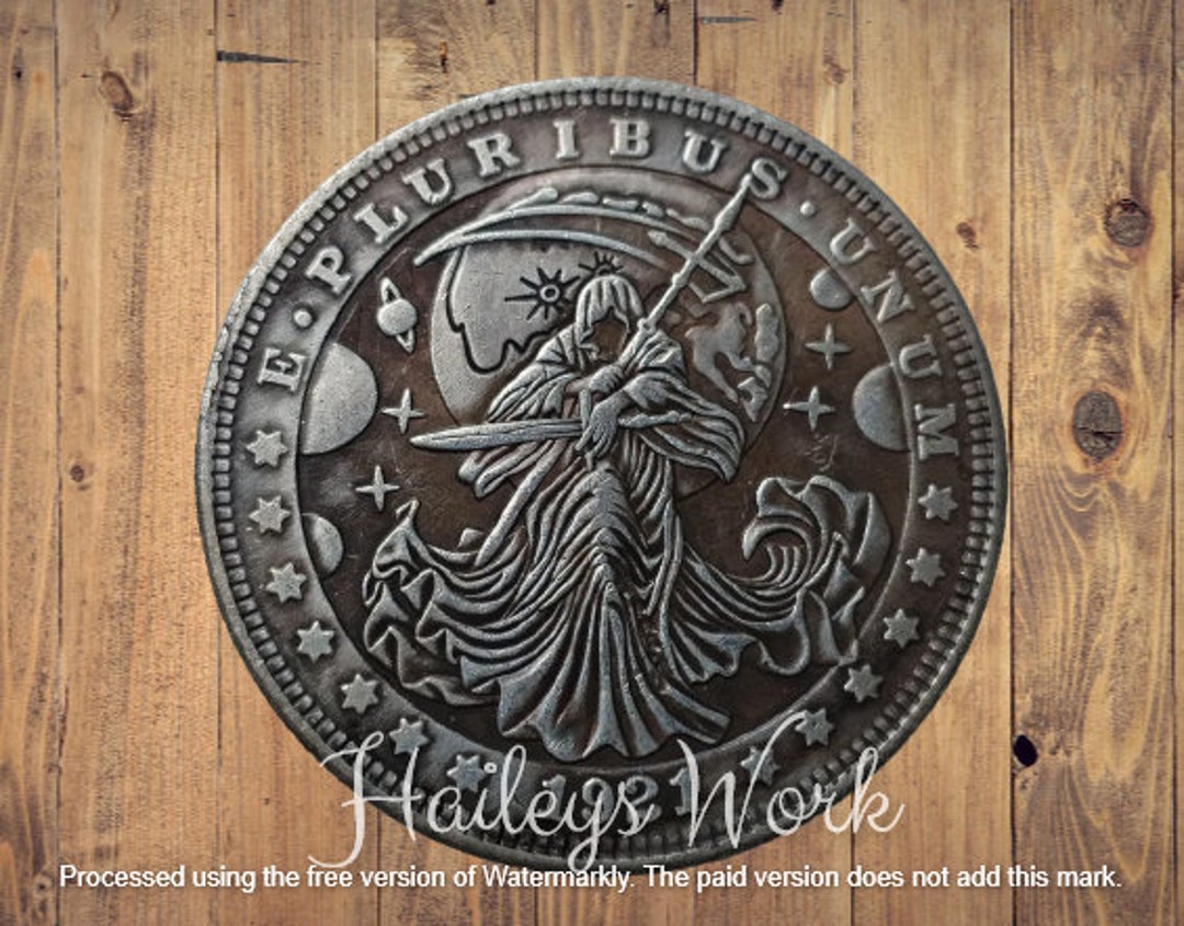Hobo Nickel Coin Angel of Death the Universe Gothic Dollar - Etsy