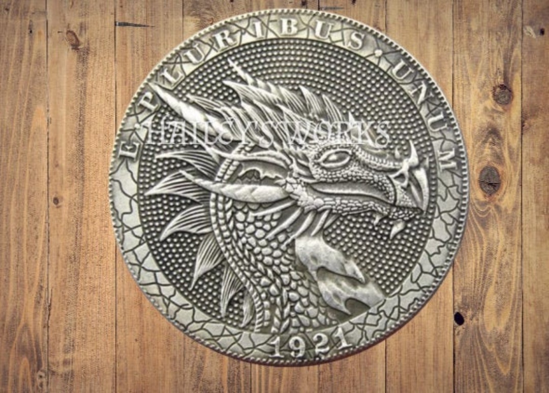 New Hobo Nickel Dragon Medieval Mystical Magic Creature Cosplay Super ...