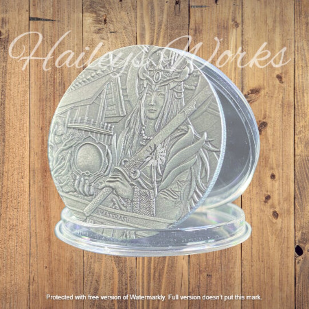 New Hobo Nickel Amaterasu Japanese Samurai Queen Elizabeth Vintage ...