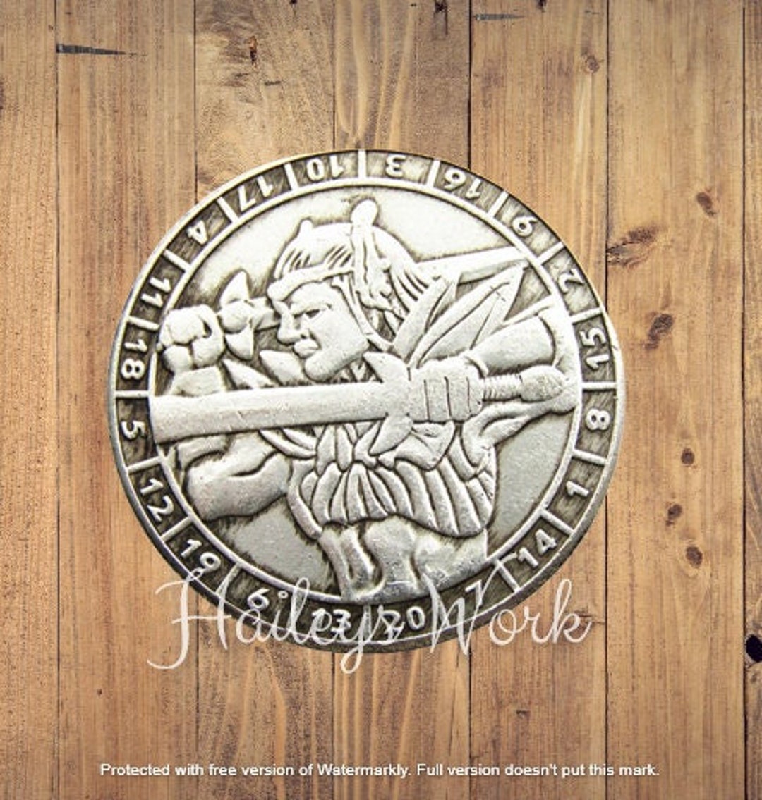 Hobo Coin Warrior Barbarian Dungeons and Dragons Game Cosplay Silver ...