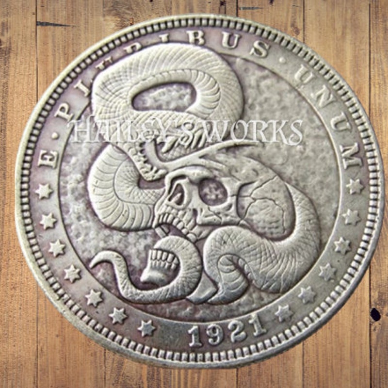 Morgan Skeleton Coin - Etsy