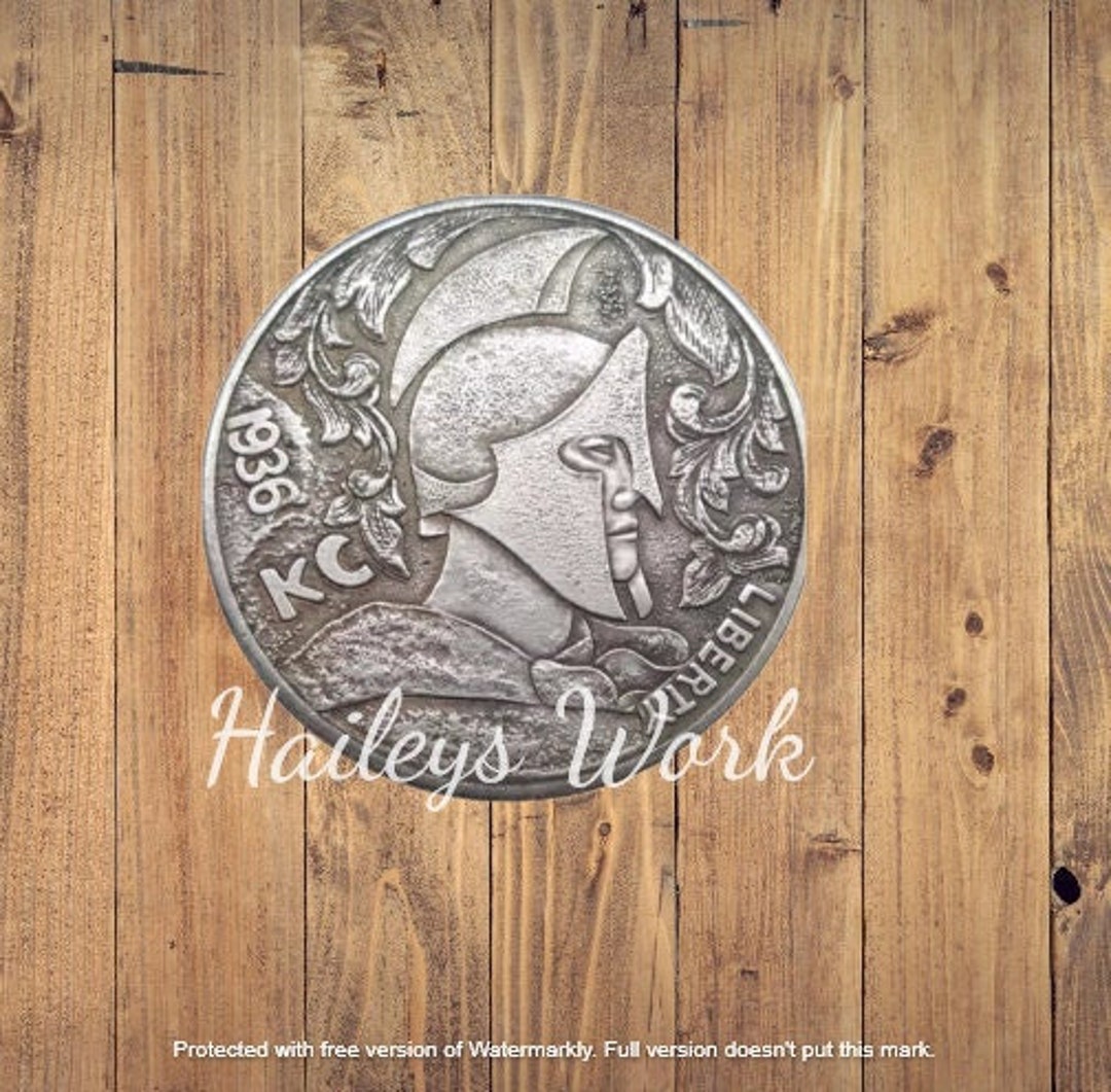 Roman Hobo Nickel Medieval Knight Templar Warrior of Greek Soldier ...